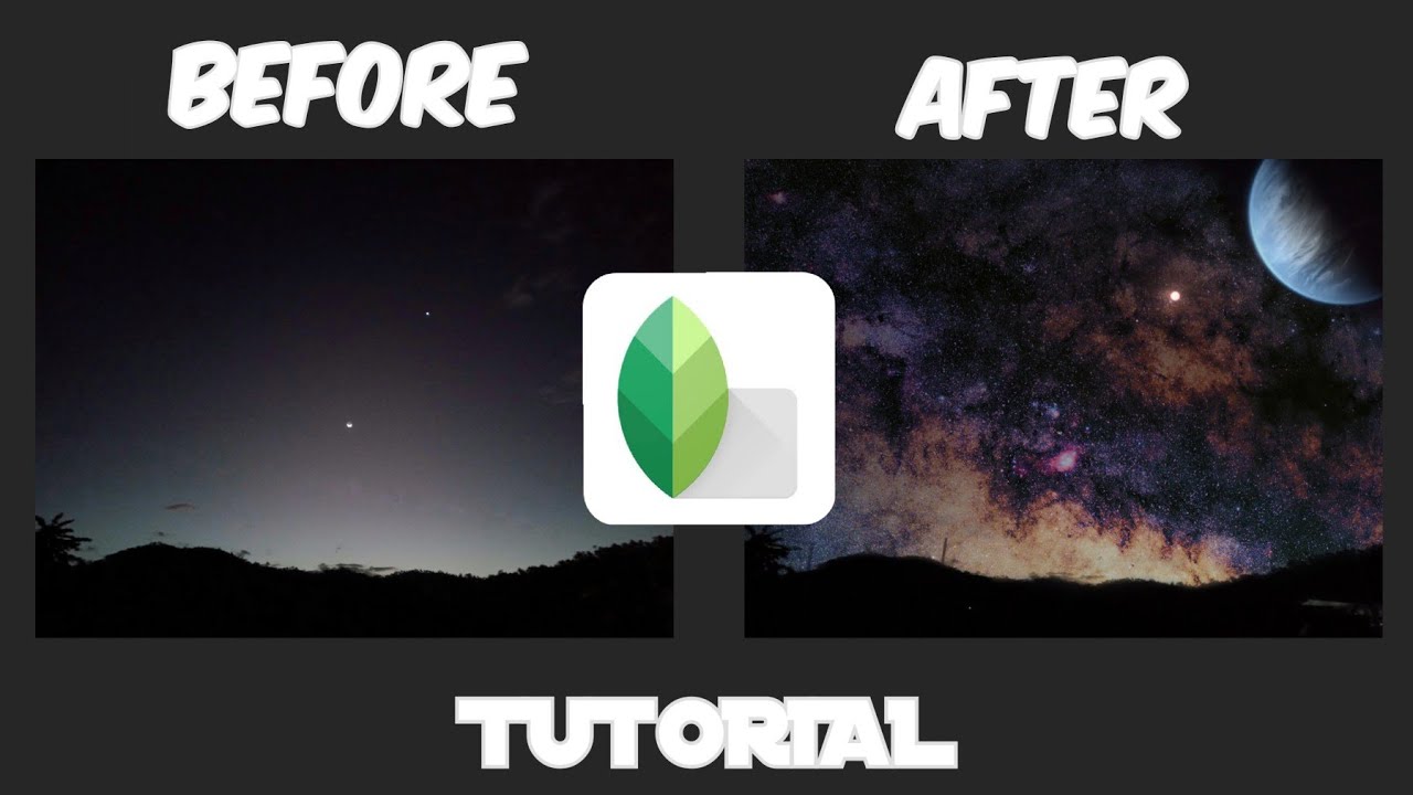Photo Editing Using Snapseed: Changing Sky Nebula Effect. #1 - YouTube