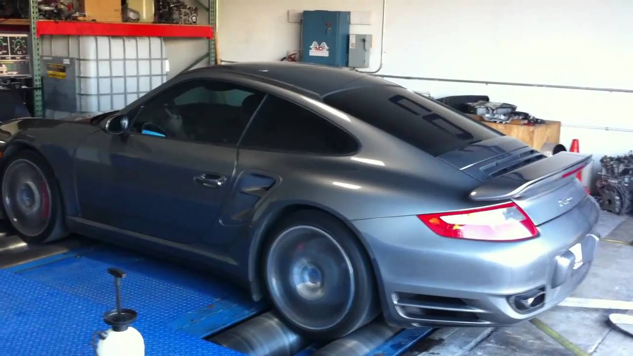 RAC Performance 2007 997 Turbo Stock Dyno - YouTube