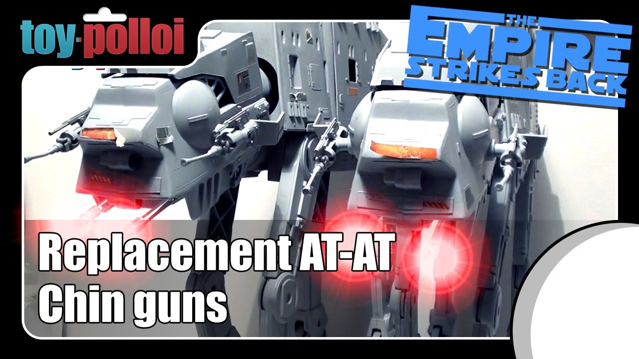 Replacement Vintage Star Wars At-At chin guns - Toy Polloi - YouTube