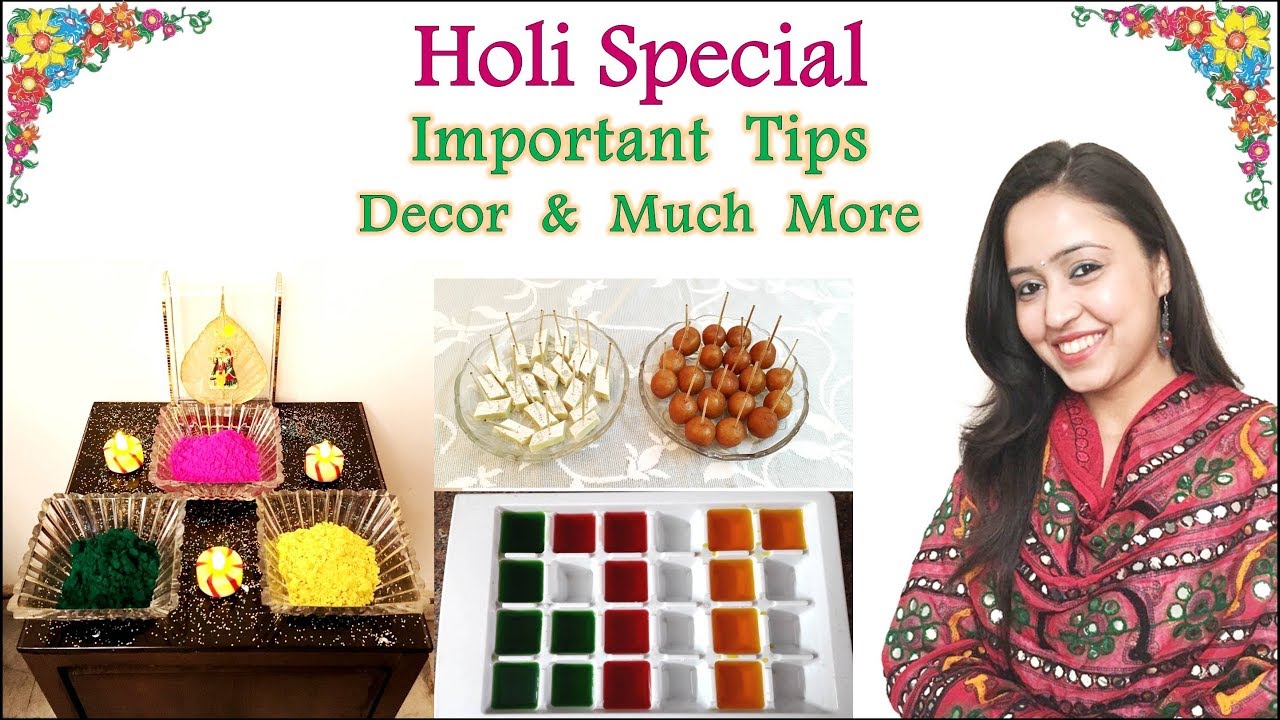 Best Holi Hacks | Important Home And Kitchen Tips for Holi | Her Fab ...