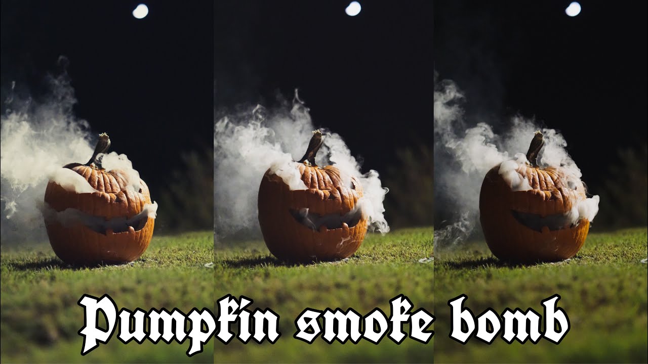 Pumpkin smoke bomb PHOTOGRAPHY🎃 - YouTube