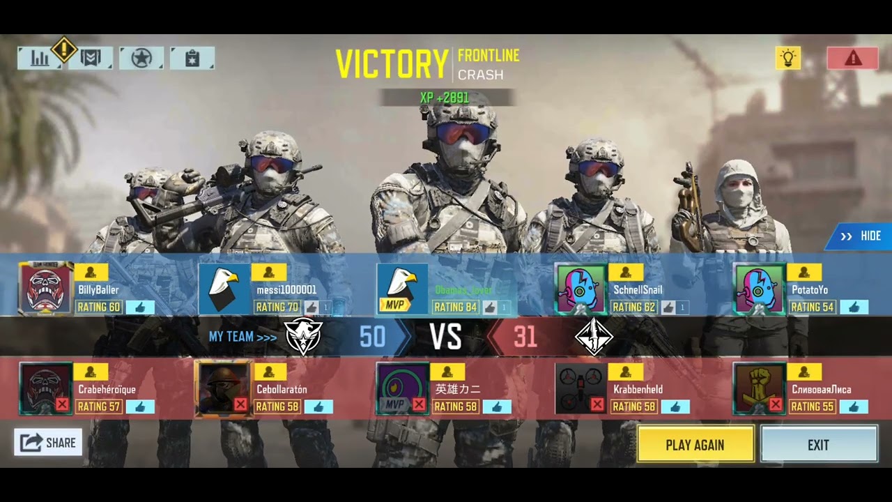 Some CoD mobile gameplay. sorry for the cut out at the end my video got to long and it just ...