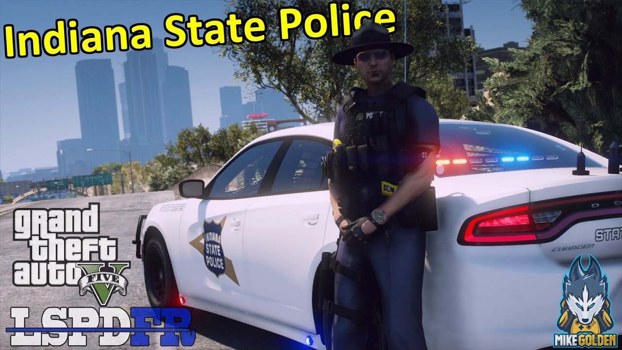 Indiana State Police Patrol in a 2019 Dodge Charger | GTA 5 LSPDFR ...
