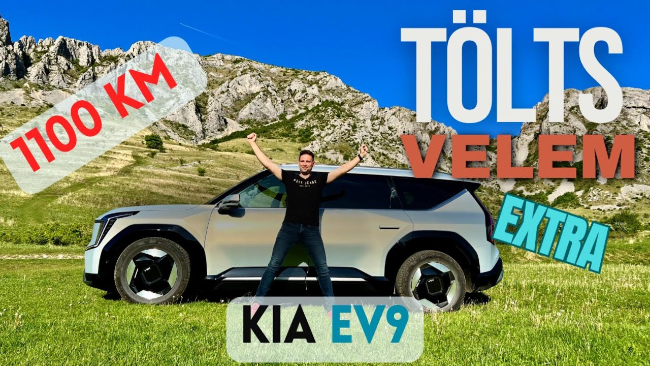 KIA EV9-cel Erdélybe. Rémálom, vagy gyerekjáték? - YouTube