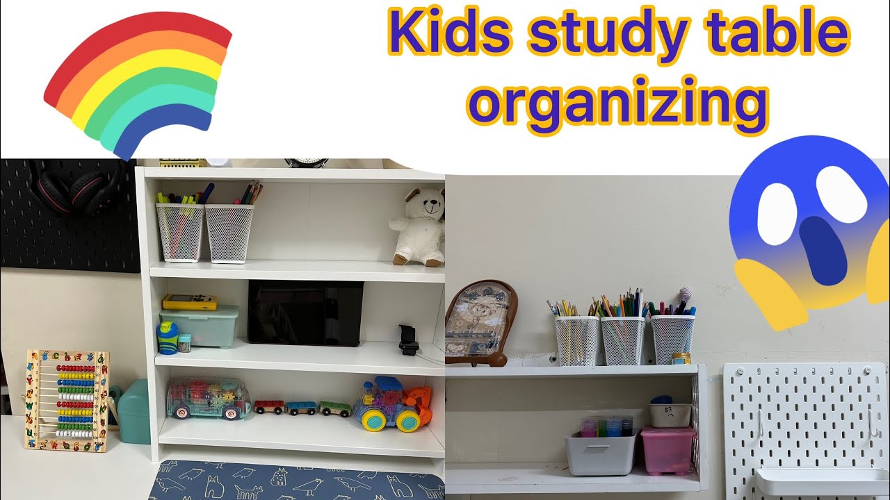 The ultimate guide to organizing your child's study area - YouTube