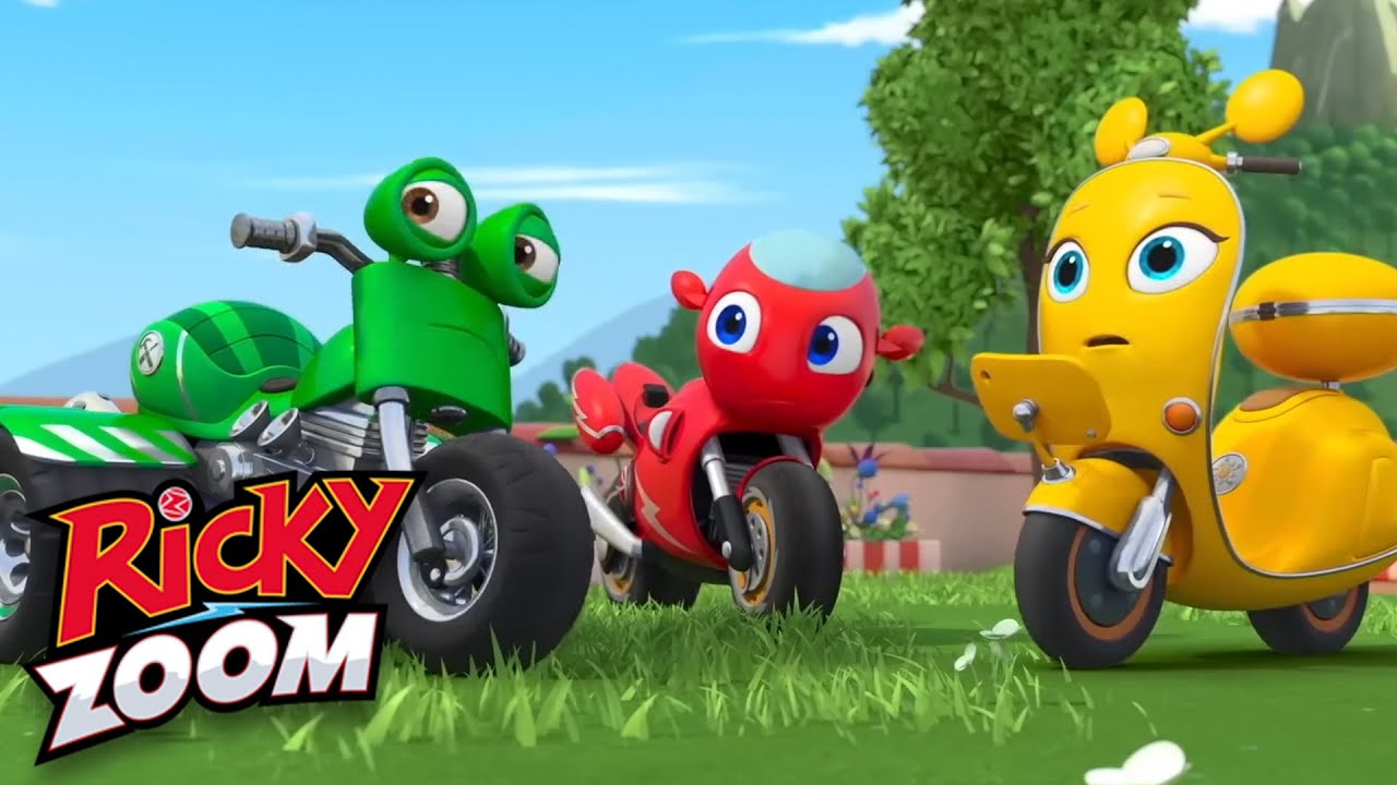 What A Find!⚡️Time For Adventure ⚡️ Motorcycle Cartoon | Ricky Zoom ...