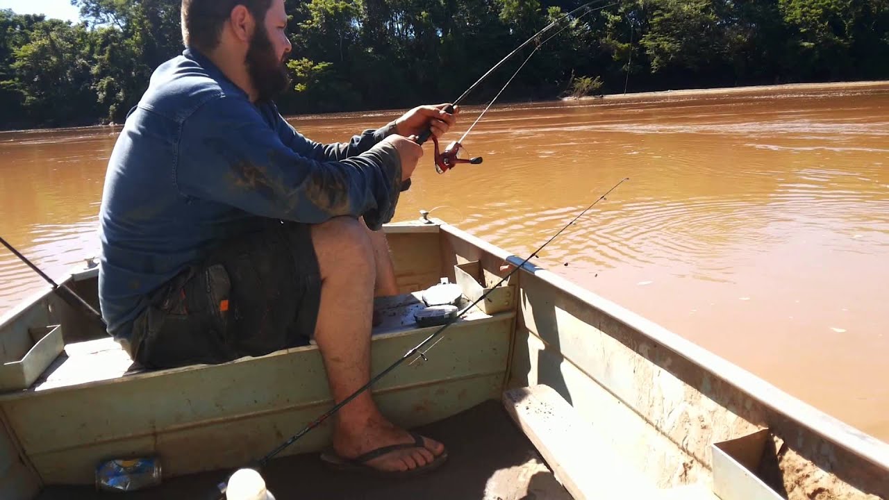 Pesca de Abotoado-Rio Maranhão-Quebra Linha-Goiás - YouTube