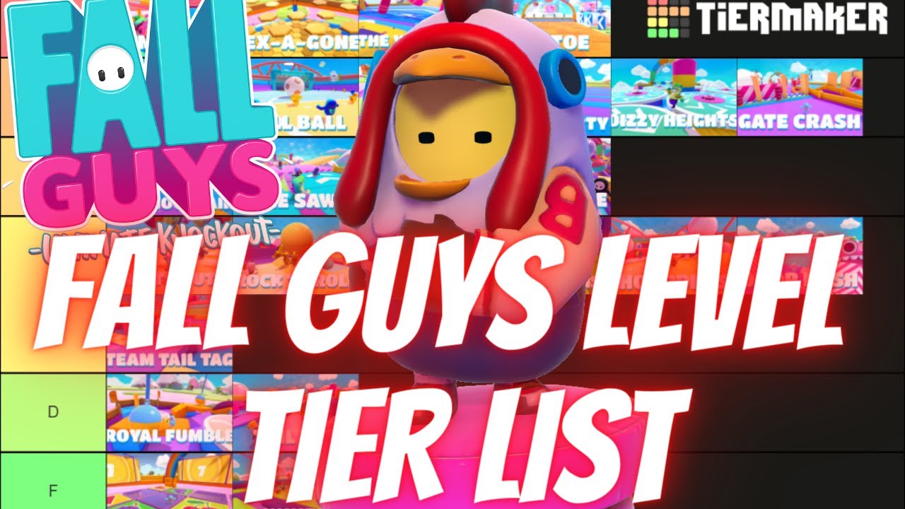 Fall Guys: Ultimate Level Tier List! (100+ hours played) - YouTube