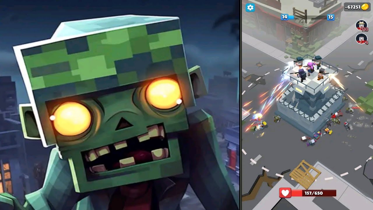 Merge Zombie Tower Gameplay - YouTube