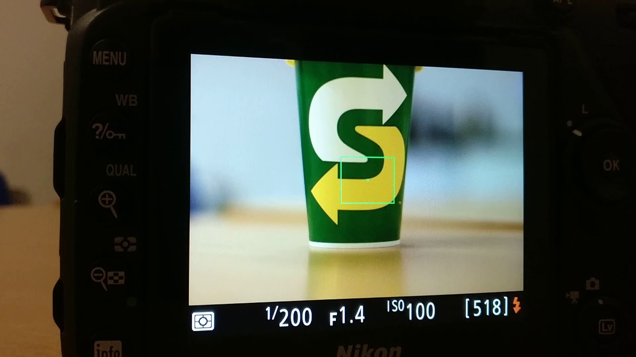 Nikon D7500 video autofocus with 50mm 1.4g lens - YouTube