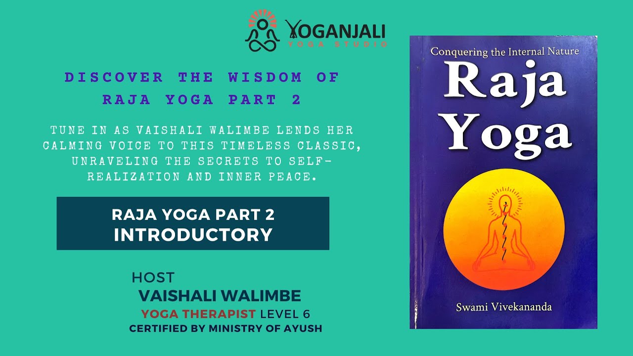 RAJA YOGA BY SWAMI VIVEKANANDA - PART 1 - YouTube
