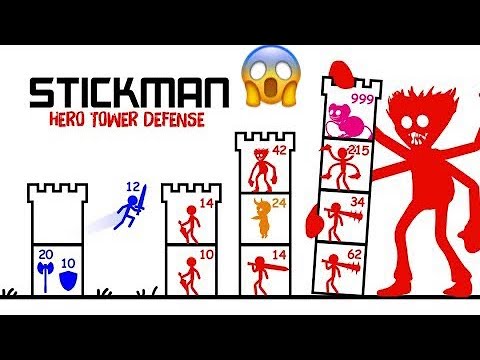 STICKMAN SAVED HIS GIRLFRIEND | STICKMAN WARS | LEVEL UP GAMING OP ...