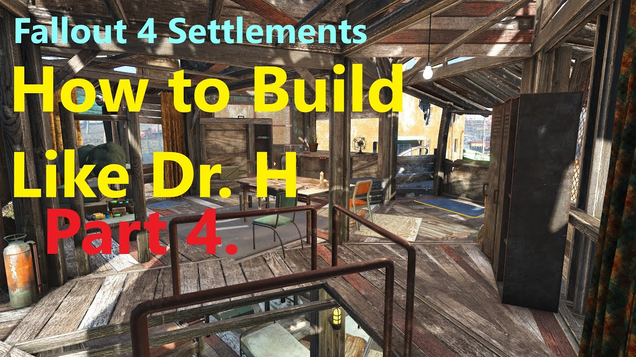 How to build like Dr.H - pt 4 || Guardhouse || Fallout 4 settlements ...