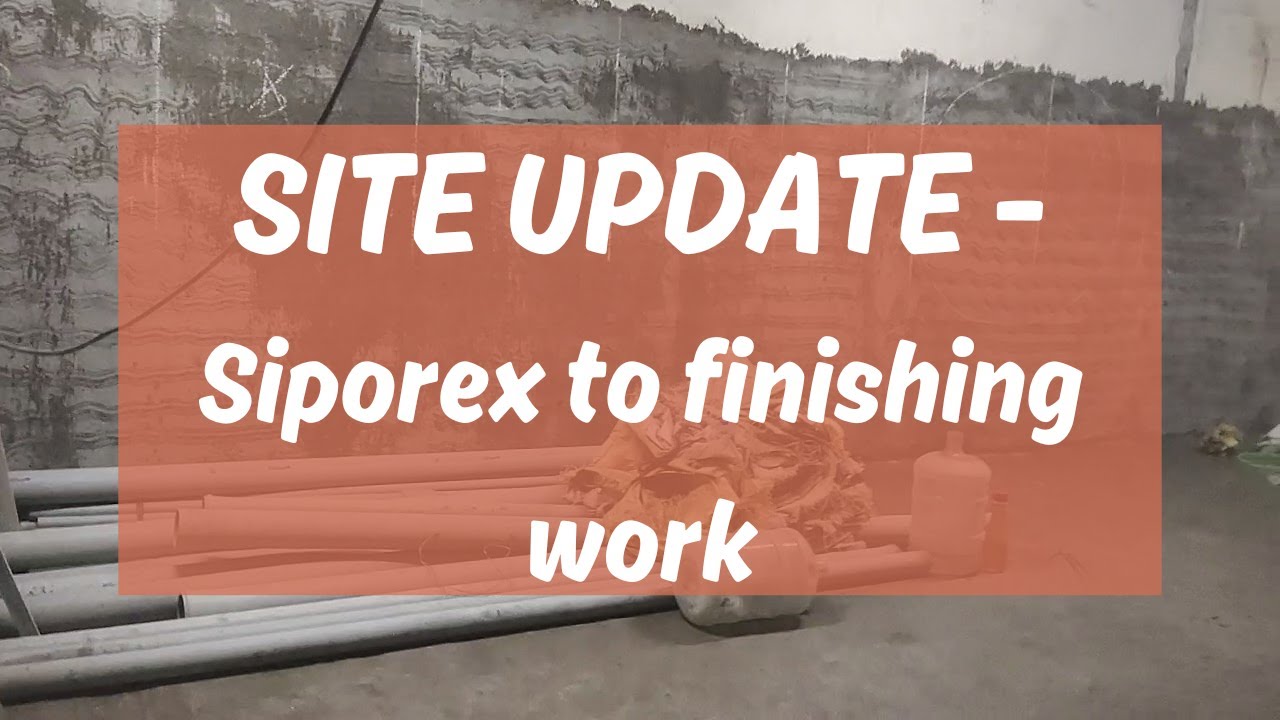 Commercial project I Hospital I site update I Siporex to finishing work ...