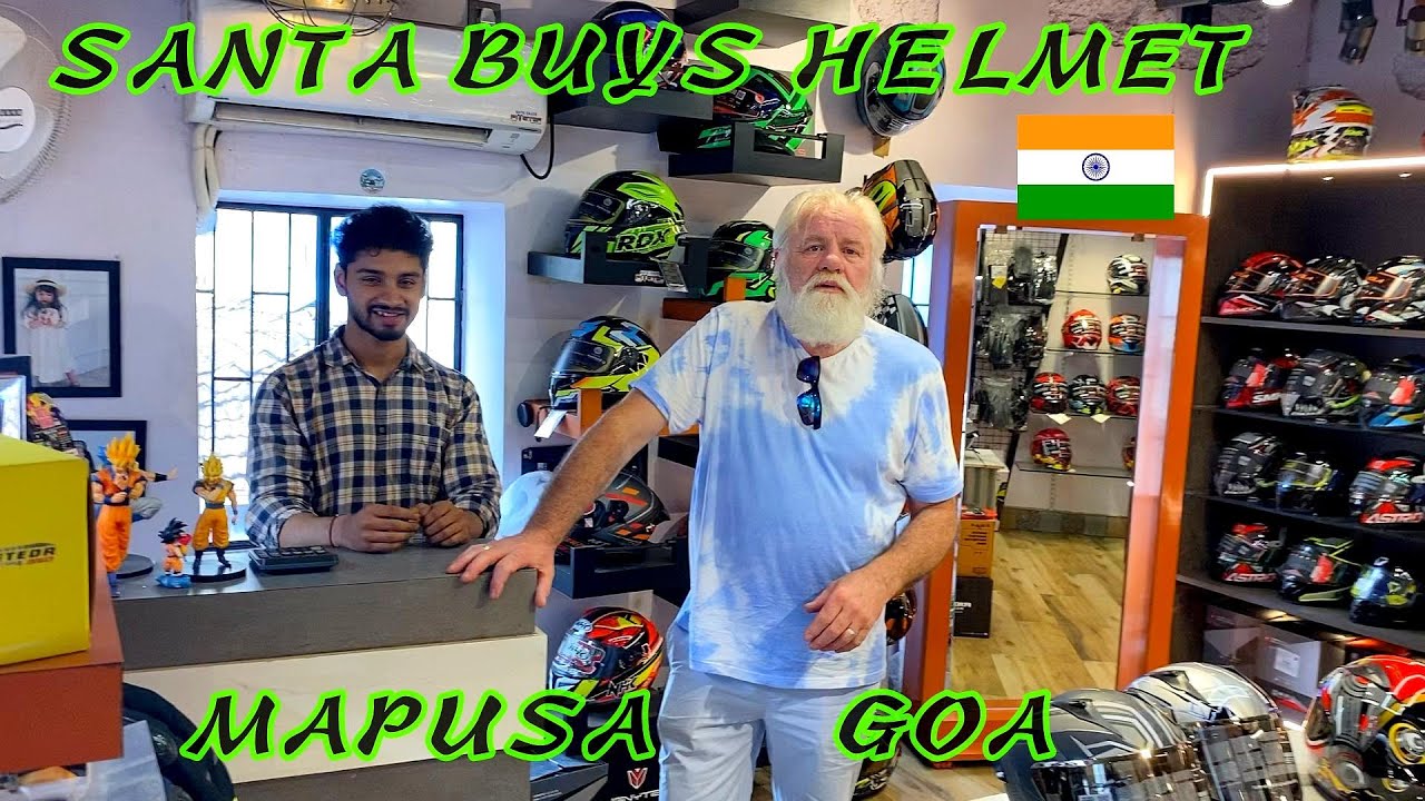 🇮🇳 Irish🇮🇪Santa🎅🏻☘️Buys 🪖Helmet For 🛵Long Ride In "AUTO🛞SALES PIT STOP🛑 ...