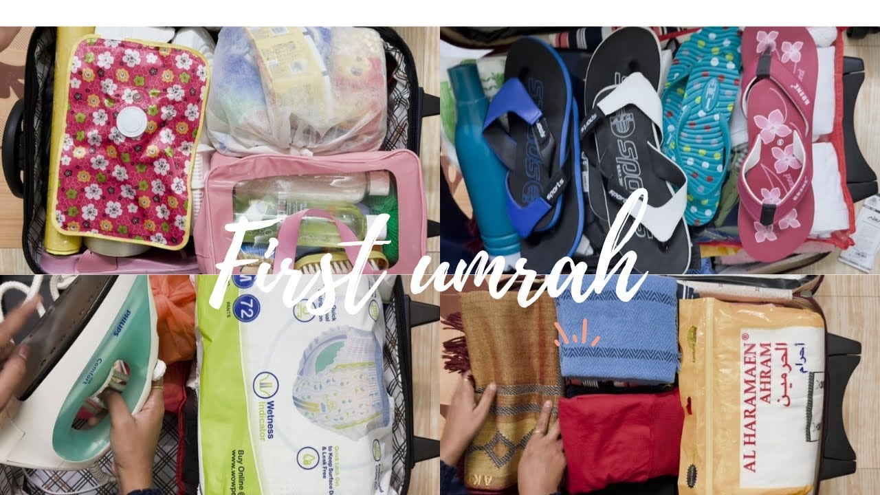 Family Umrah Packing | Part 1 | What to pack for Umrah #travel #umrah # ...
