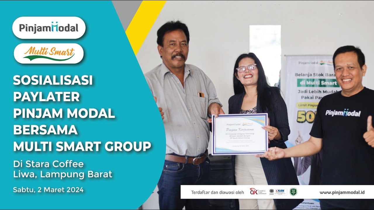 Event Sosialisasi Paylater Pinjam Modal x Multi Smart - YouTube