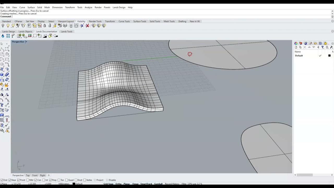 Rhino 3D || Creating Curved Solids with Rebuild, PointsOn, and OffsetSrf Commands - YouTube
