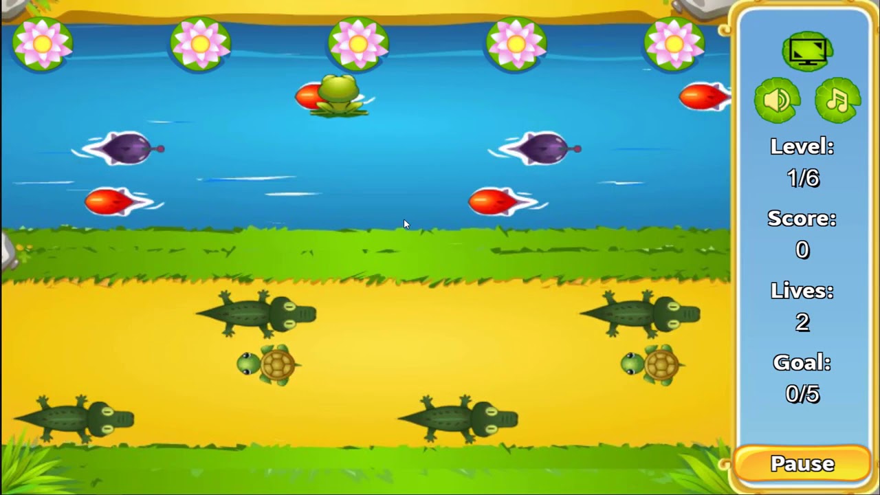 How to play Classic Frog game | Free PC & Mobile Online Games | GameJP ...