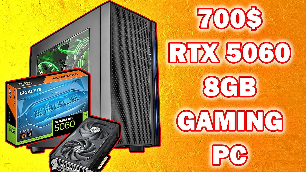 The Best RTX 5060 8 GB PC Build For $700 | May 2025 - YouTube