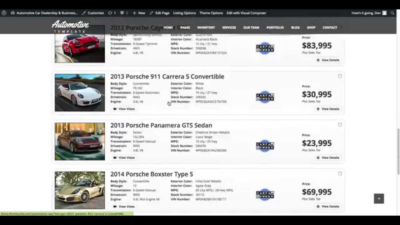 How to use the Inventory Shortcode - YouTube