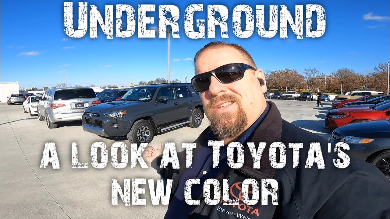 Toyota's new Underground Color - YouTube
