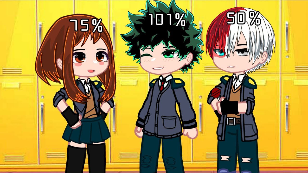 Self love percentage [ bnha/mha gacha ] [ Inspired ] [⚠️FW⚠️] - YouTube