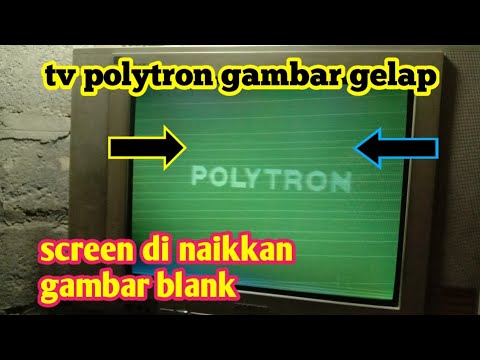 Cara Mengatasi TV Polytron gambar gelap - YouTube