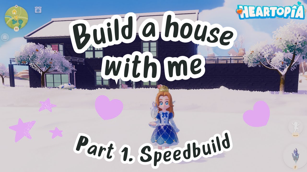 Heartopia: Build my house with me! Speedbuild pt 1. - YouTube