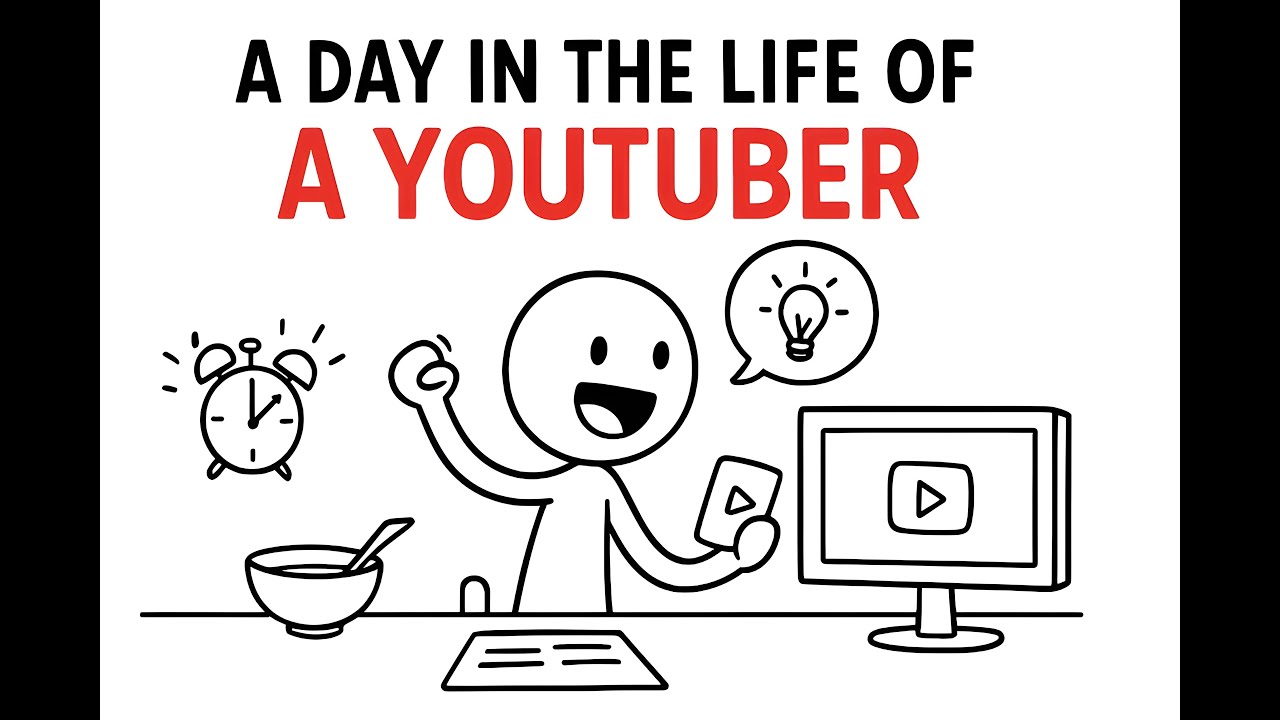 “A Day in the Life of a YouTuber | Stick Figure Animation” ️💡 #stickman ...