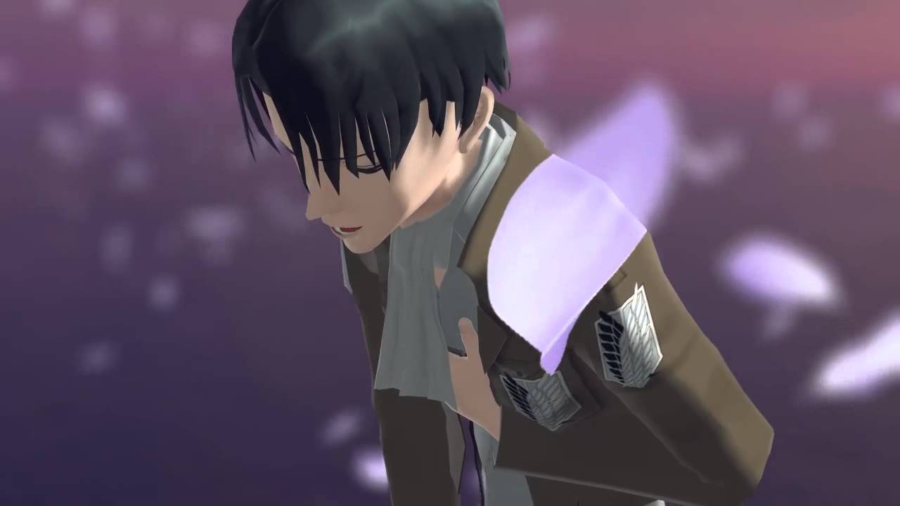 【進撃のMMD】(Erwin/Levi/Hange) アイ(eng sub)【幹部組】 - YouTube