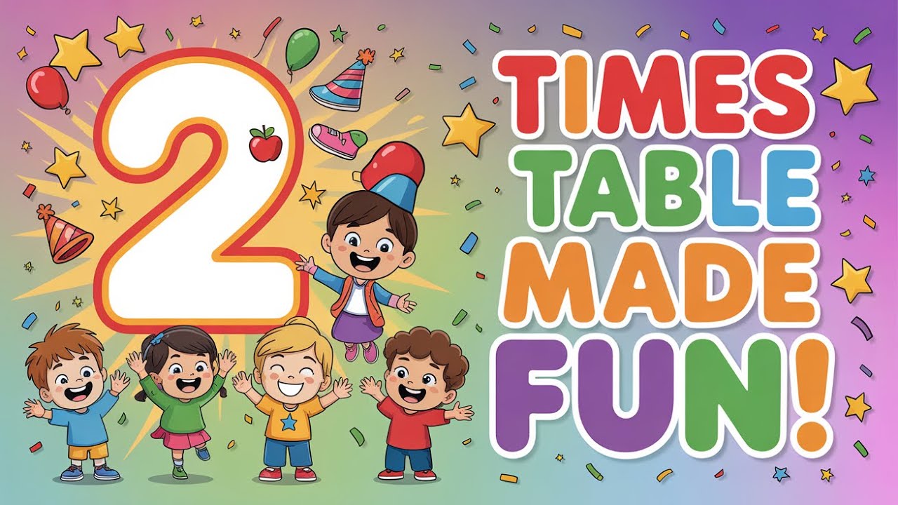 Multiplication made Fun: Learn the 2 Times Table with songs & Quiz for ...