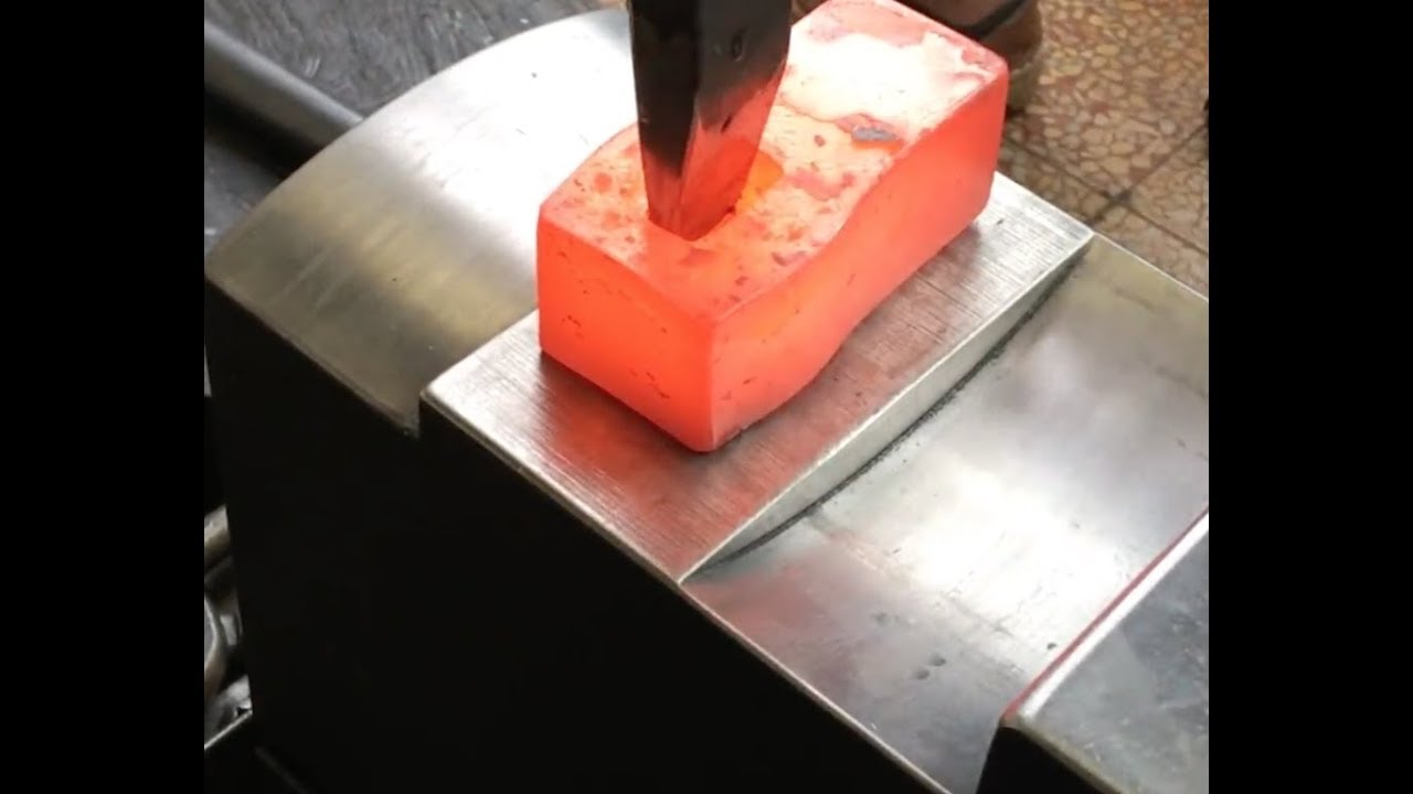 Blacksmith Hammer Eye Chisel - YouTube