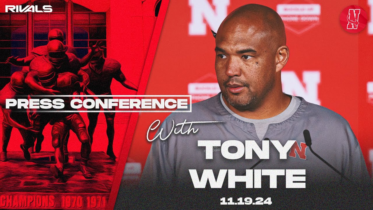 Nebraska Football: Tony White Wisconsin press conference (Nov. 19, 2024 ...