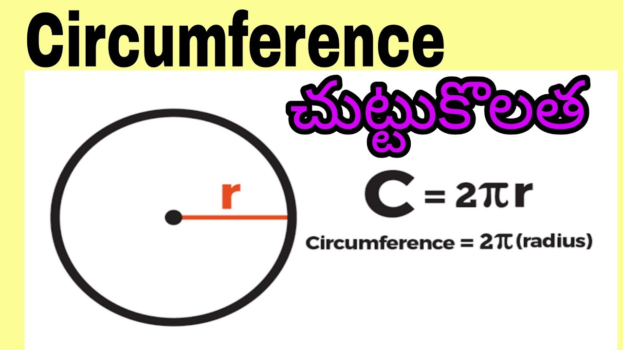 circumference of Circle || 2πr || by Gangadhar maths class room - YouTube