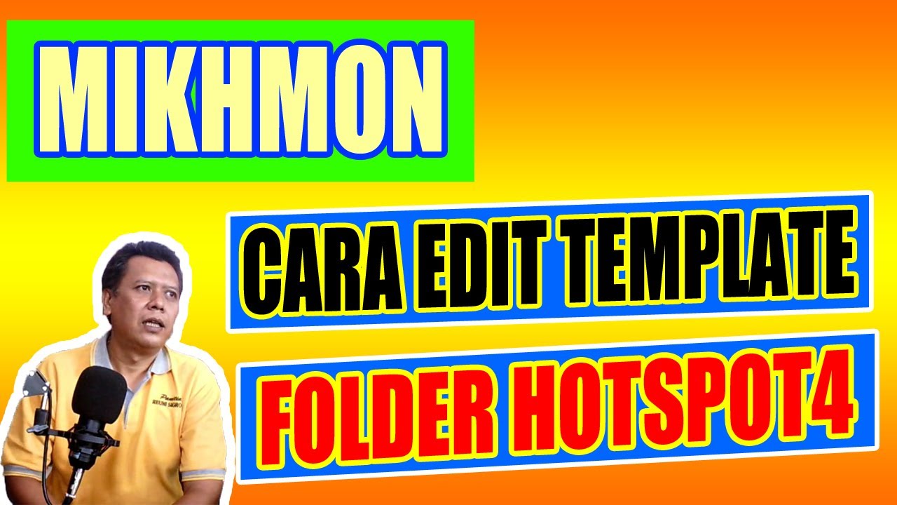 MIKHMON || Cara edit template hotspot 4 - YouTube