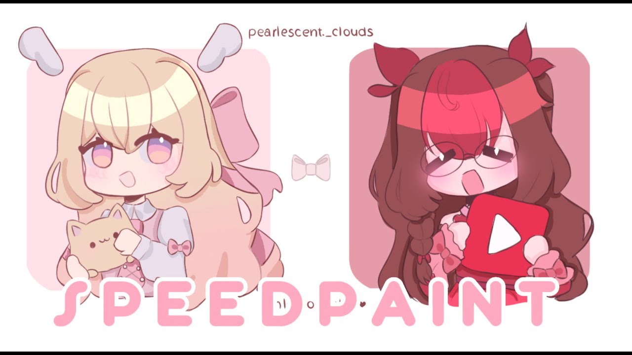 [ SPEEDPAINT ] oc chibi reference sheet 🌙 - YouTube