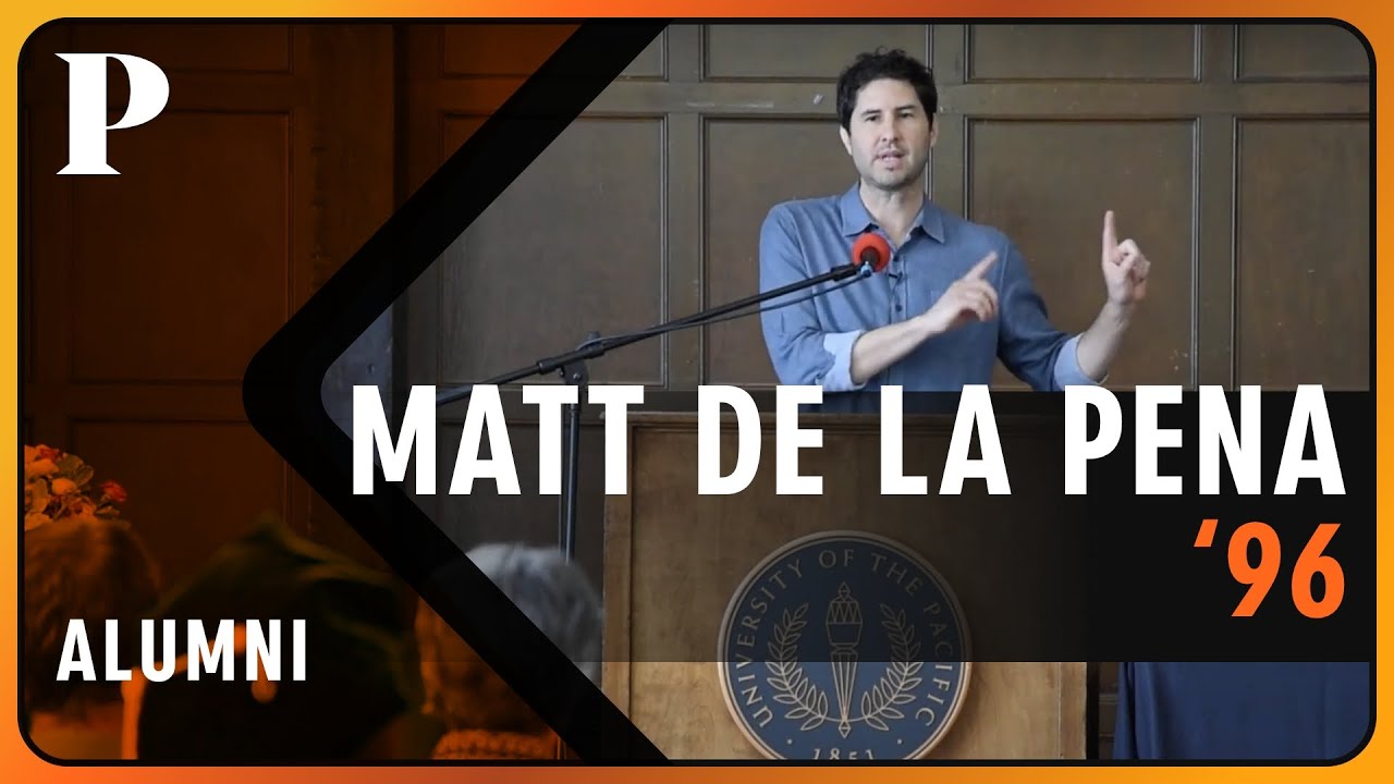 Author Matt de la Pena shares stories about his road to success - YouTube