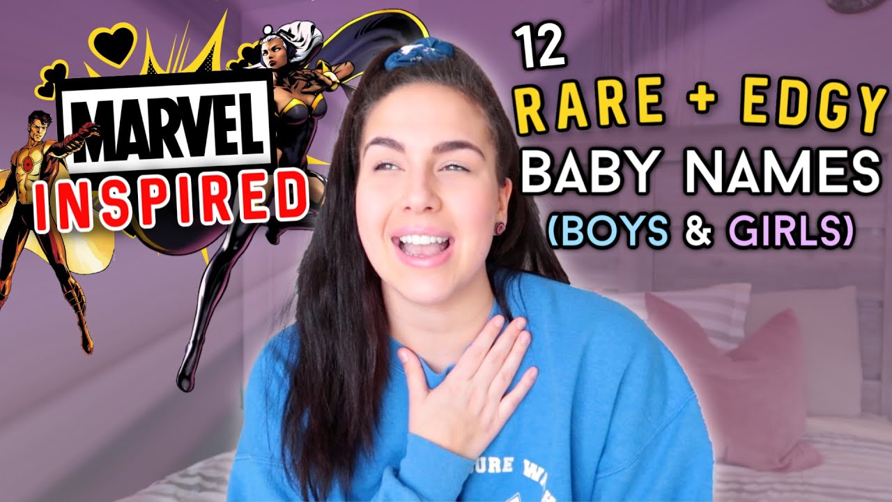 12 RARE & EDGY BABY NAMES 2020 (For Boys & Girls) | Unique Marvel ...
