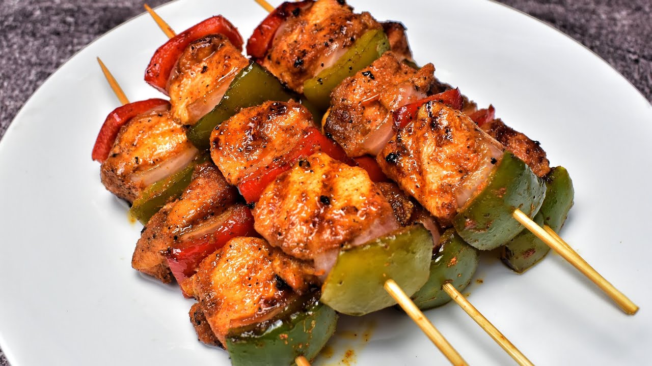 Chicken Shashlik Recipe - YouTube