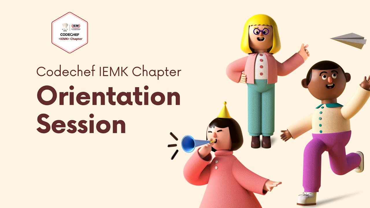 Orientation Session 2021 - Codechef IEMK Chapter - YouTube