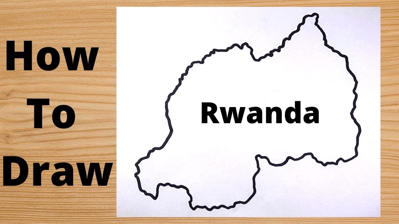 How to Draw Rwanda Map Step by Step - YouTube