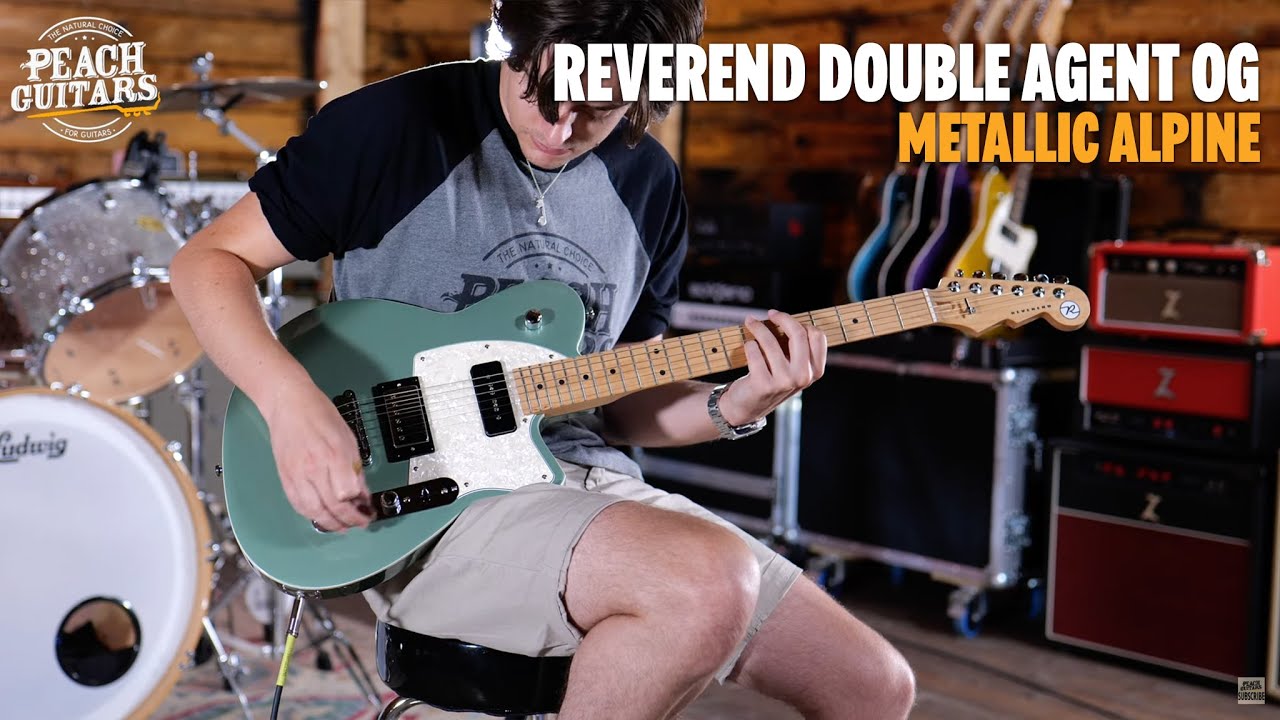 No Talking...Just Tones | Reverend Double Agent OG - Metallic Alpine ...