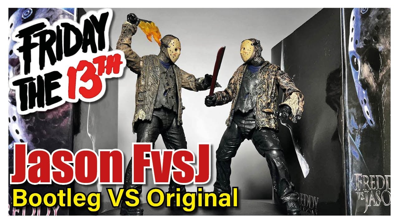 Bootleg VS Original | NECA Ultimate Jason Voorhees - Freddy VS Jason ...