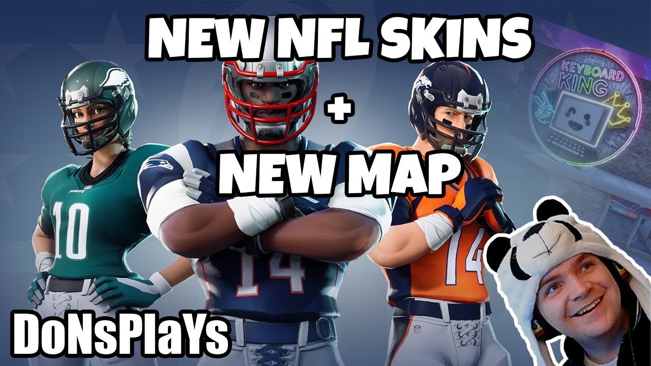 🔴 FORTNITE NEW NFL SKINS AND NEW MAP UPDATE || 300 LIKE GOAL || 5K ...