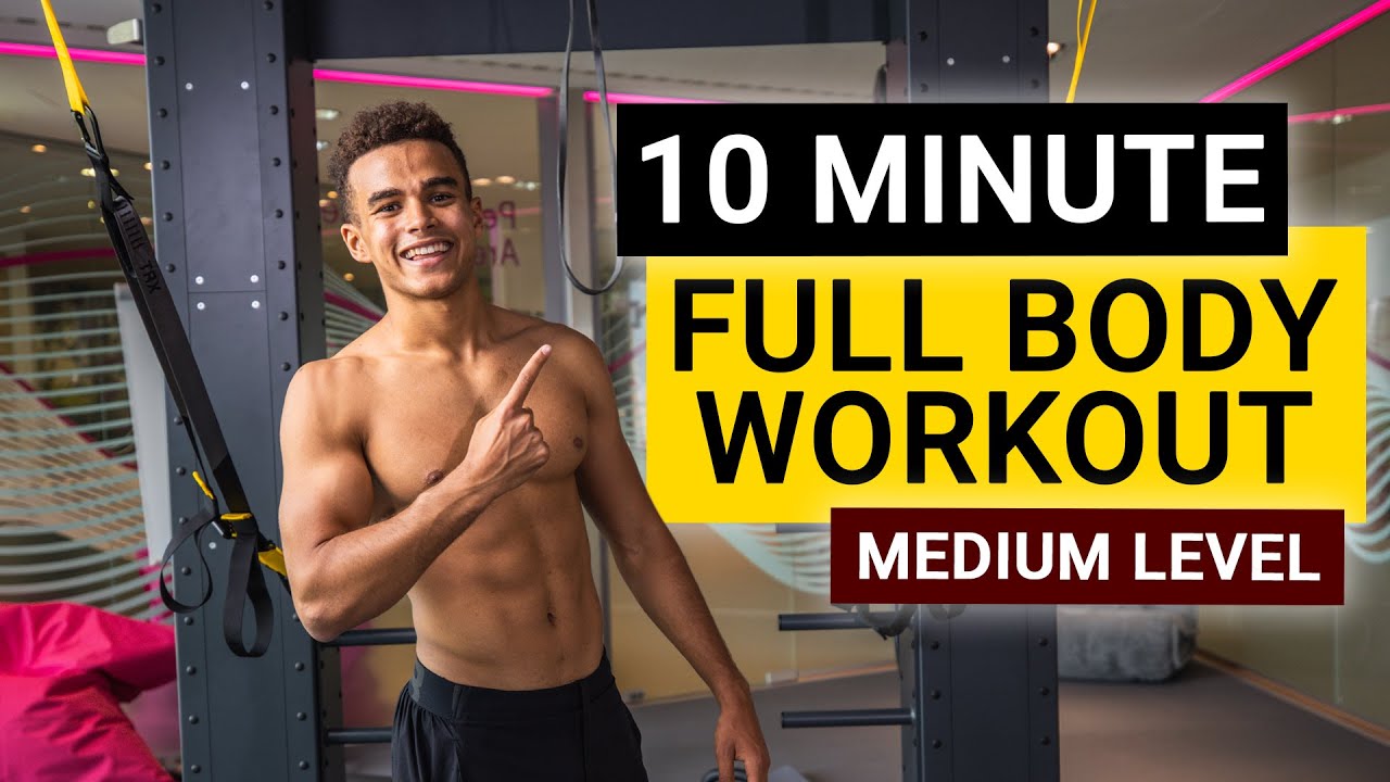 10 MIN FULL BODY WORKOUT - BUILD MUSCLE AT HOME - YouTube
