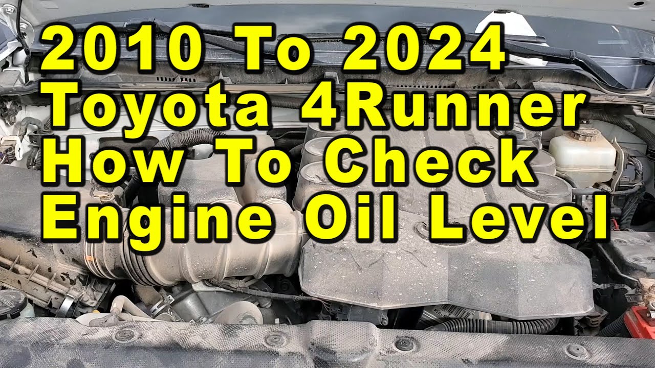 2020 4runner Oil Capacity