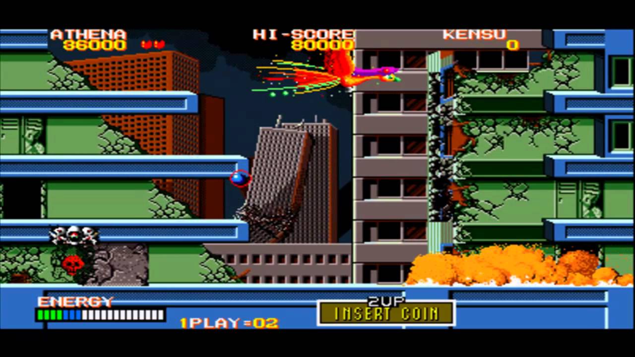 PSYCHO SOLDIER ARCADE GAMEPLAY - YouTube