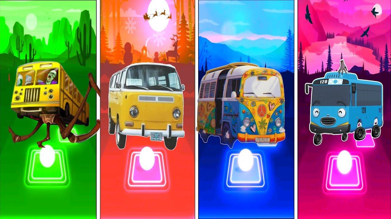 BISS EATER 🆚 LITTLE BISS 🆚 MC QUEEN BUSS 🆚 BLUE BUSS TILES HOP GAMING ...