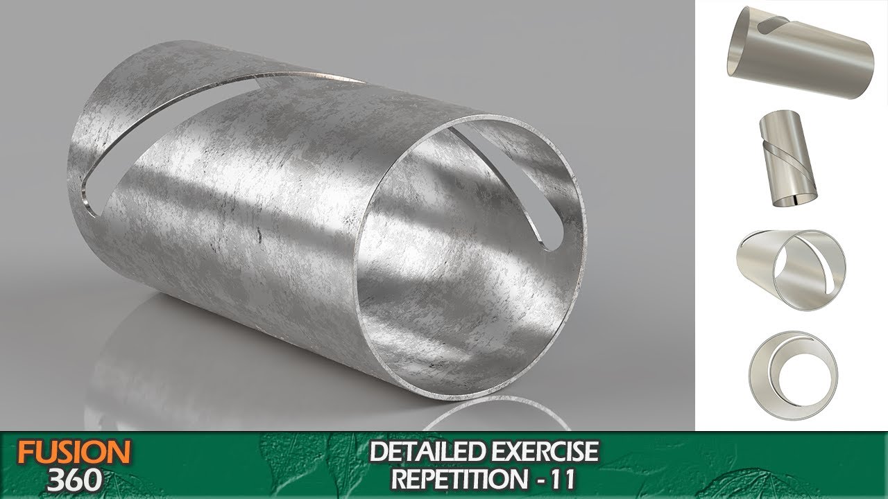 Learn to create a slot on a cylinder in Fusion 360 - YouTube